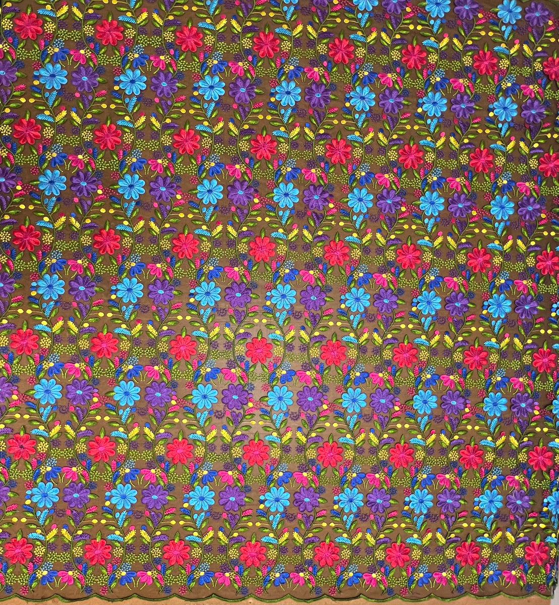 Catrina Floral Mesh – DFW FABRIC MART